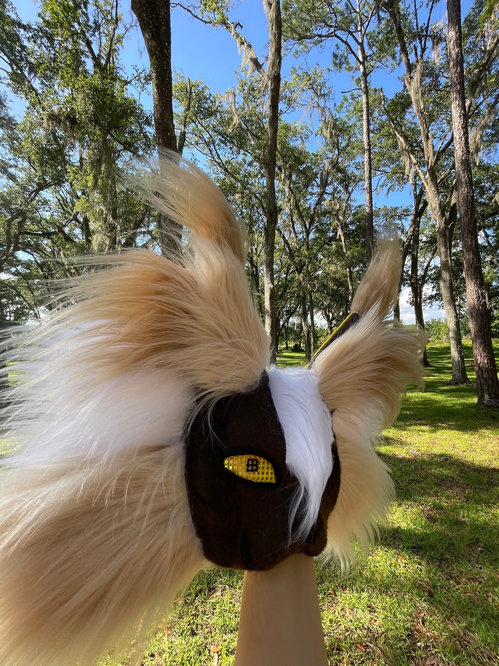 Rare Lynx Therian Mask . Fluffy and Furry Masks Hand Painted. Unique ...