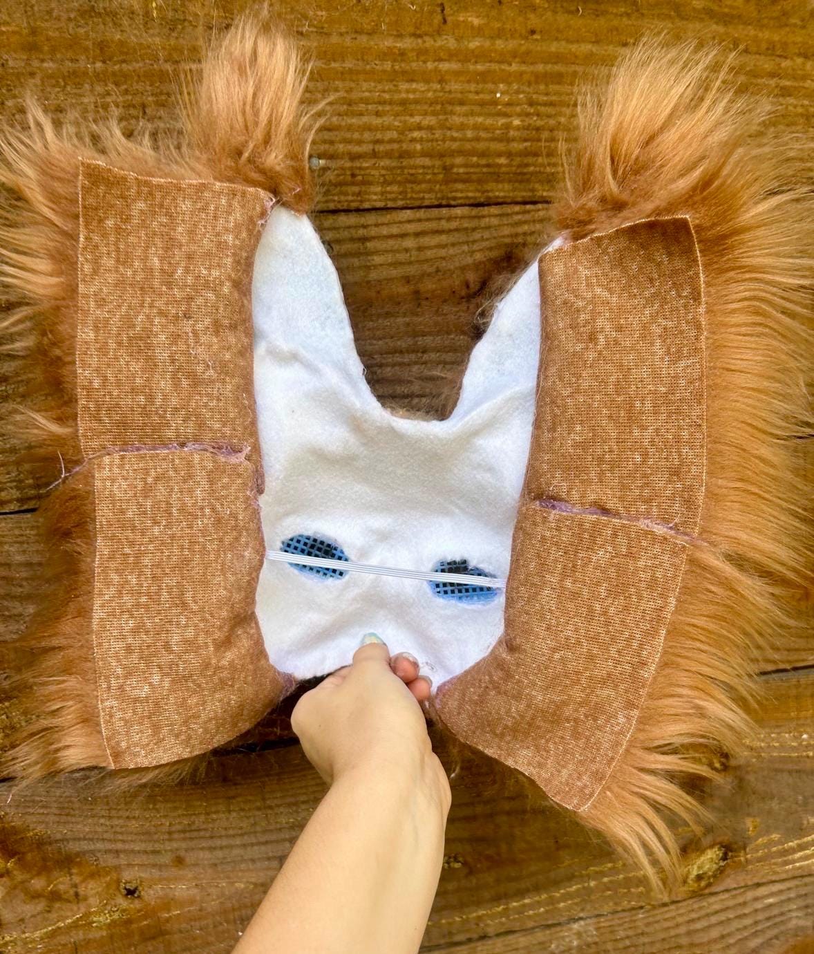 Rare Lynx Therian Mask . Fluffy and Furry Masks Hand Painted. Unique ...