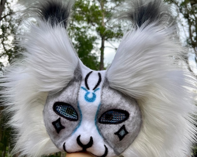 ON HOLD Until the 21st. Rare Lynx Therian Mask . Fluffy and Furry Masks ...