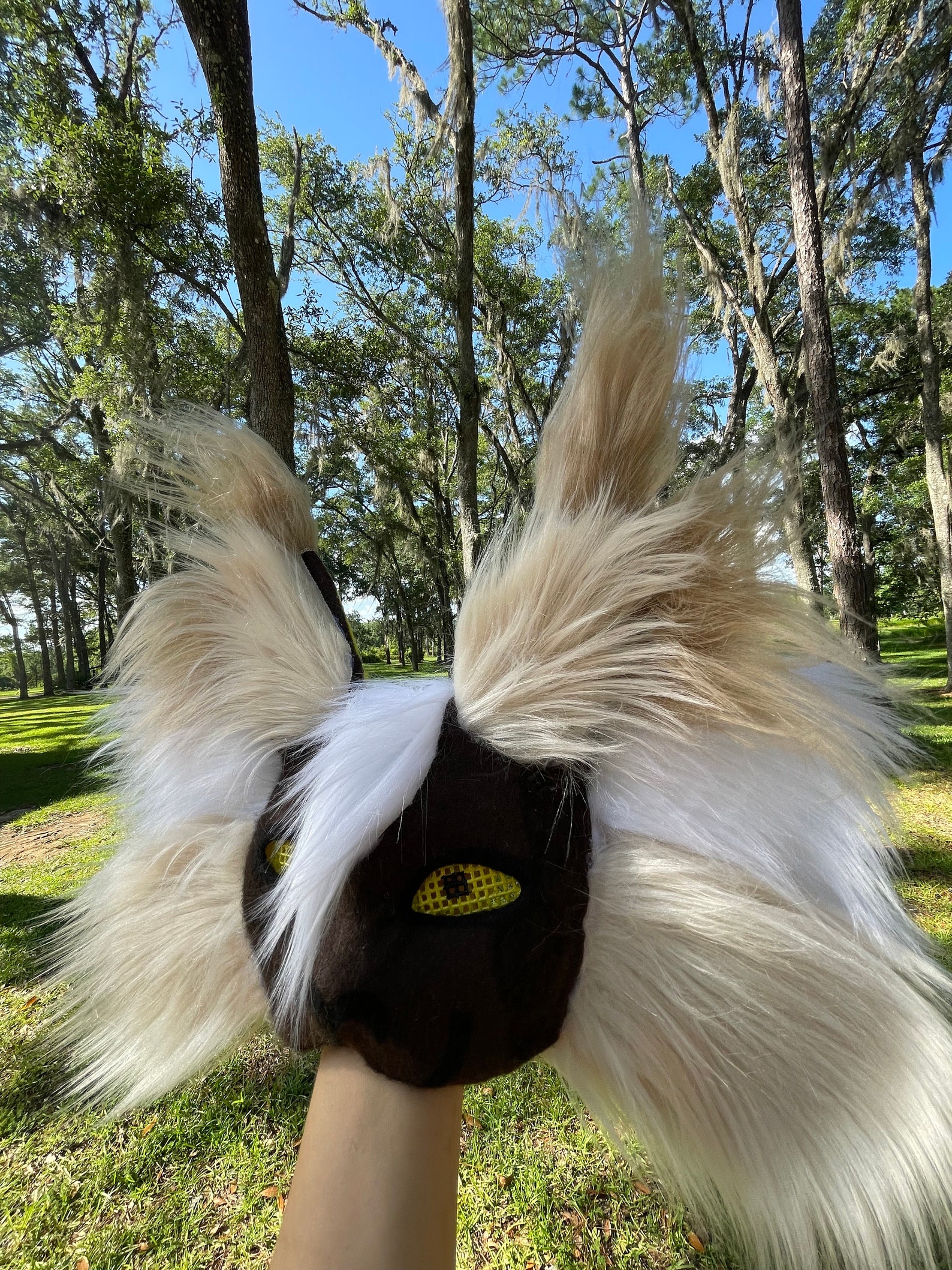 Rare Lynx Therian Mask . Fluffy and Furry Masks Hand Painted. Unique ...
