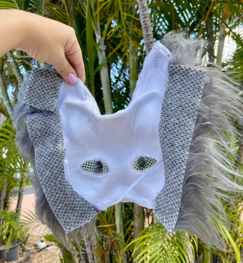 Rare Wolf Therian Mask . Furry Masks Hand Painted. Animal Masks. Unique ...