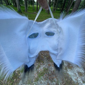 Rare Lynx Therian Mask . Fluffy and Furry Masks Hand Painted. Unique ...