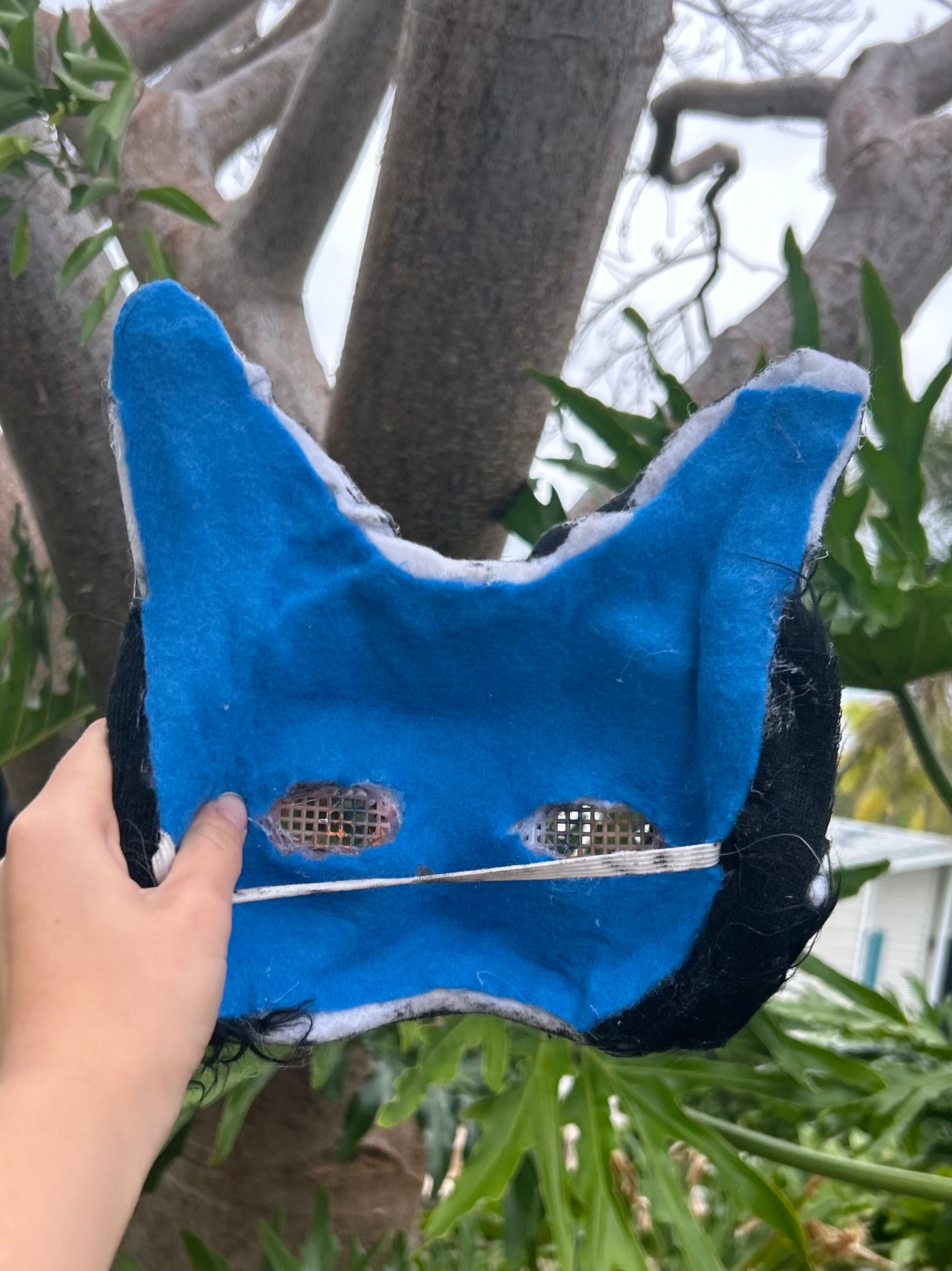 Black Panther Cat Therian Mask . Furry Masks, Animal Masks. Unique ...