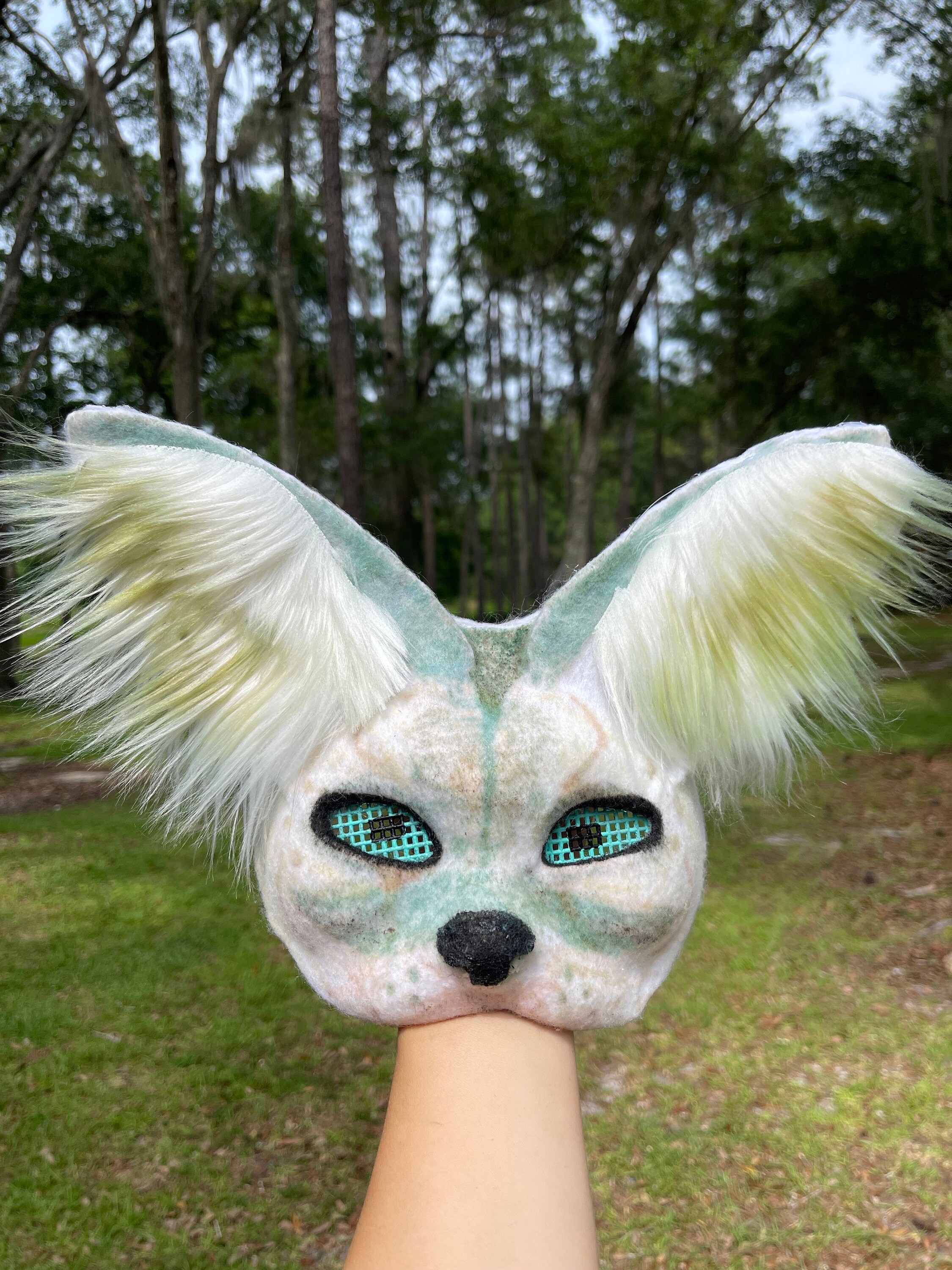 Fennec Fox Therian Mask . Furry Masks, Animal Masks. Unique Custom Made ...