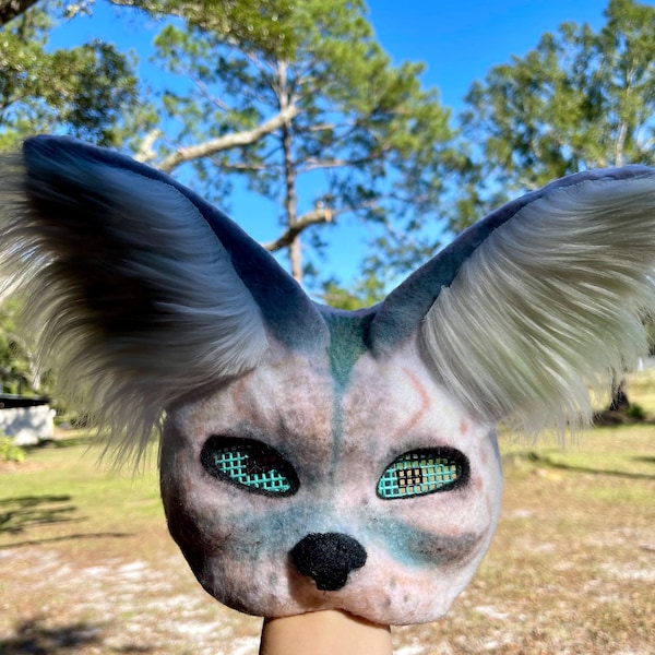 Therian Mask Fennec Fox - Etsy