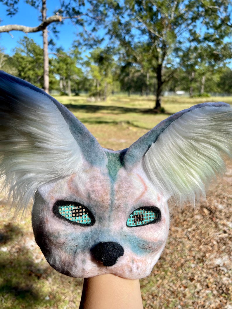 Fennec Fox Therian Mask . Furry Masks, Animal Masks. Unique Custom Made ...