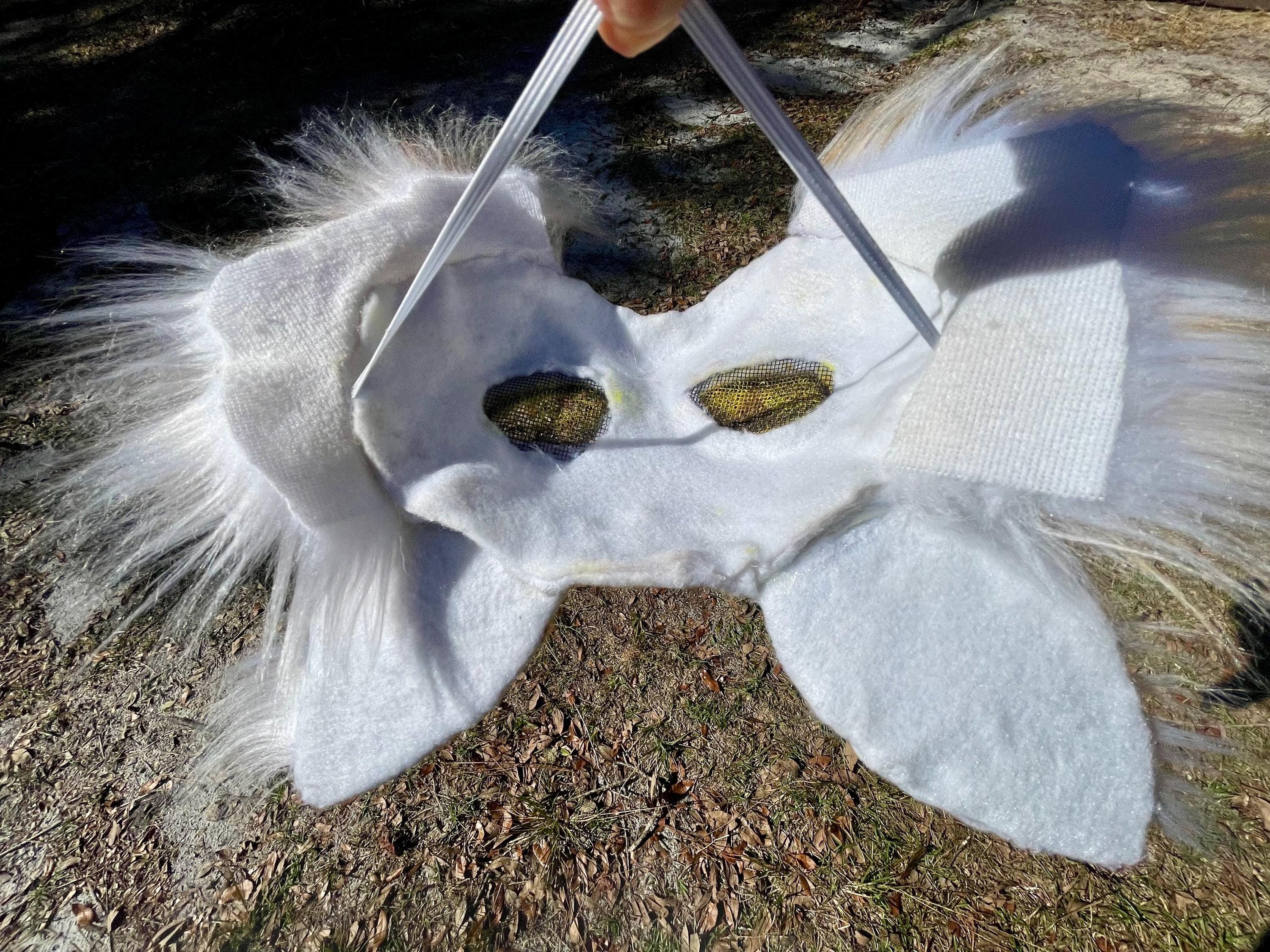 Rare CAT Therian Mask . Fluffy and Furry Masks Hand Painted. Unique ...