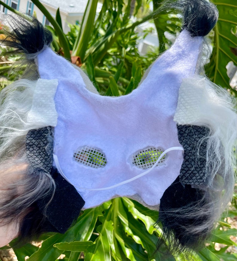 Rare Lynx Therian Mask . Fluffy and Furry Masks Hand Painted. Animal ...