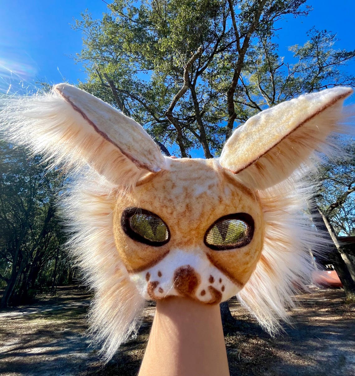 Rare CAT Therian Mask . Fluffy and Furry Masks Hand Painted. Unique ...