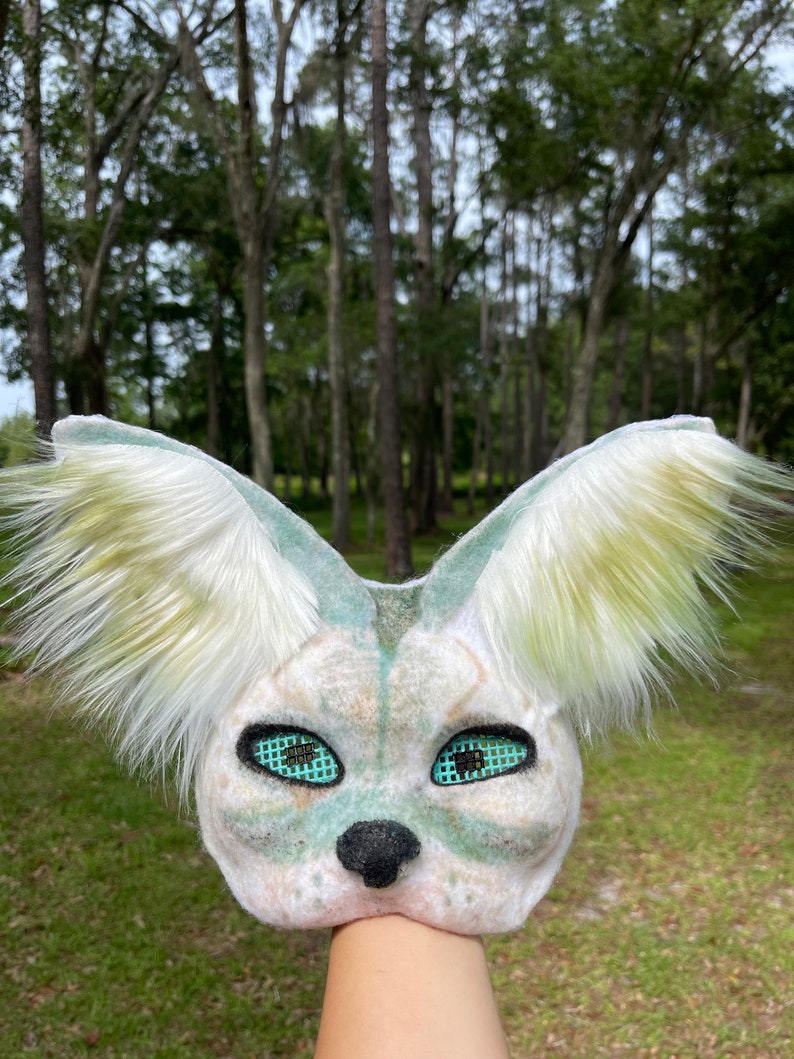 Fennec Fox Therian Mask . Furry Masks, Animal Masks. Unique Custom Made ...