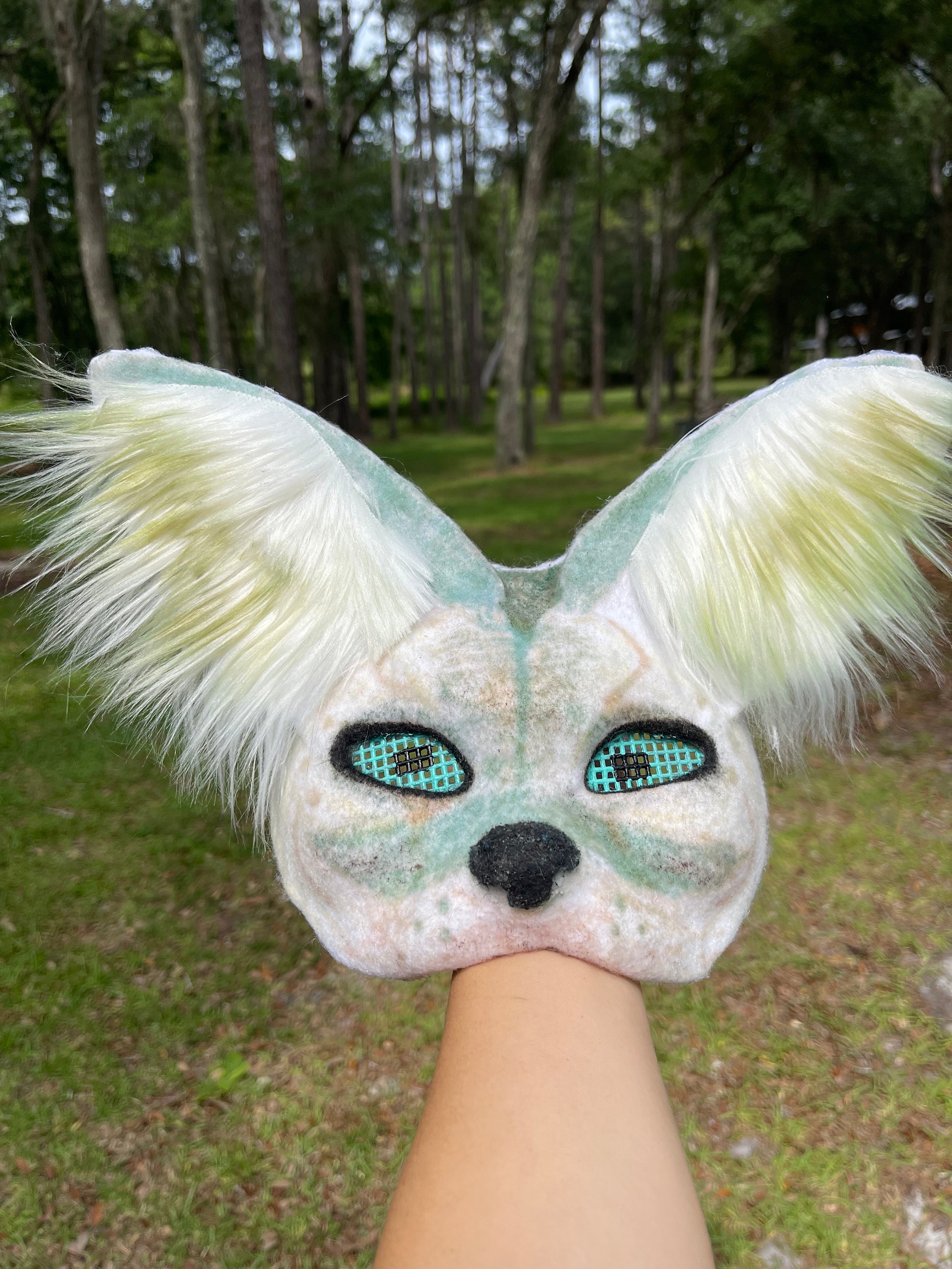 Fennec Fox Therian Mask . Furry Masks, Animal Masks. Unique Custom Made ...