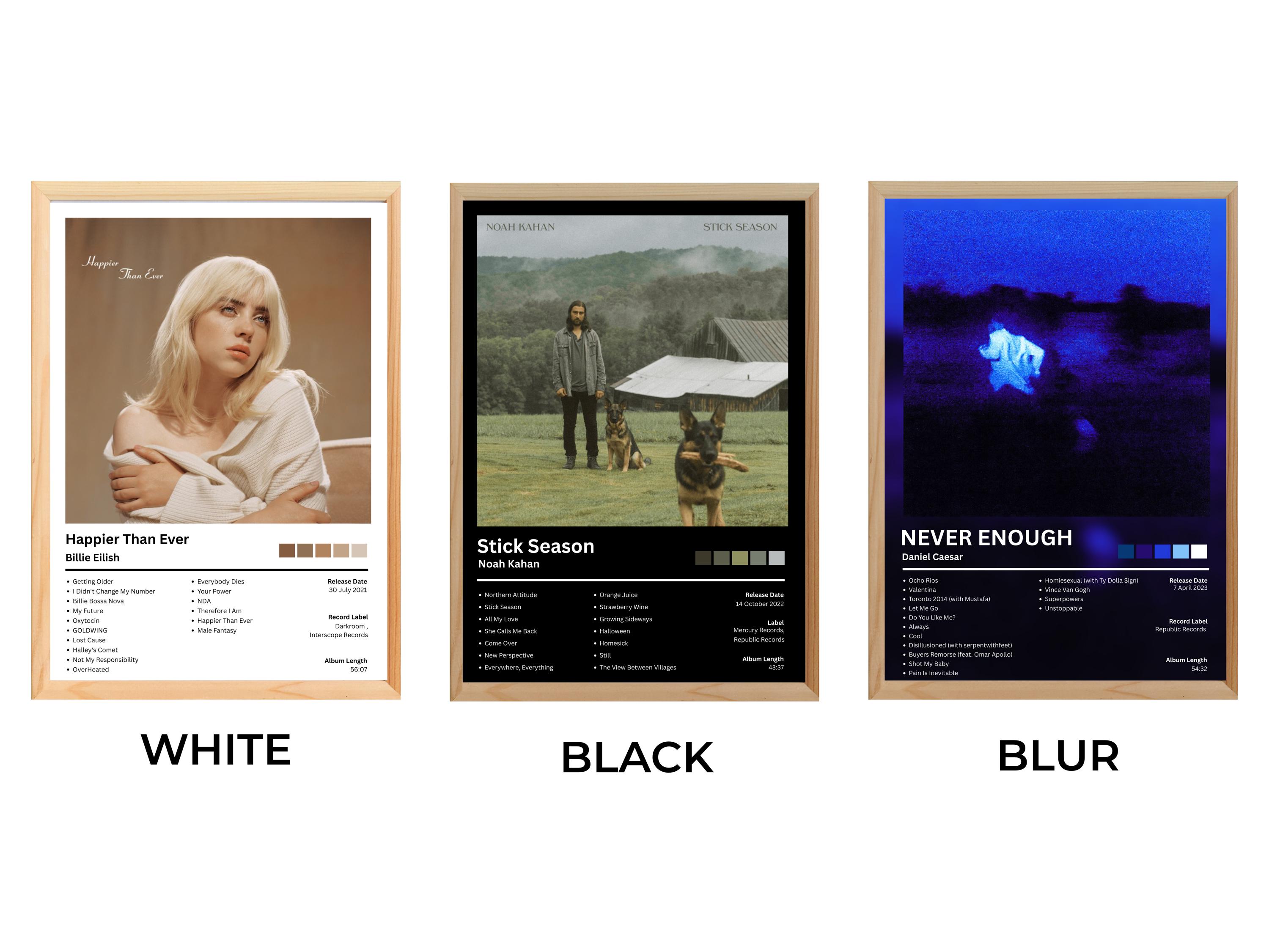 Set of 3 Custom Album Posters | Request Any Album | Music Cover Posters ...