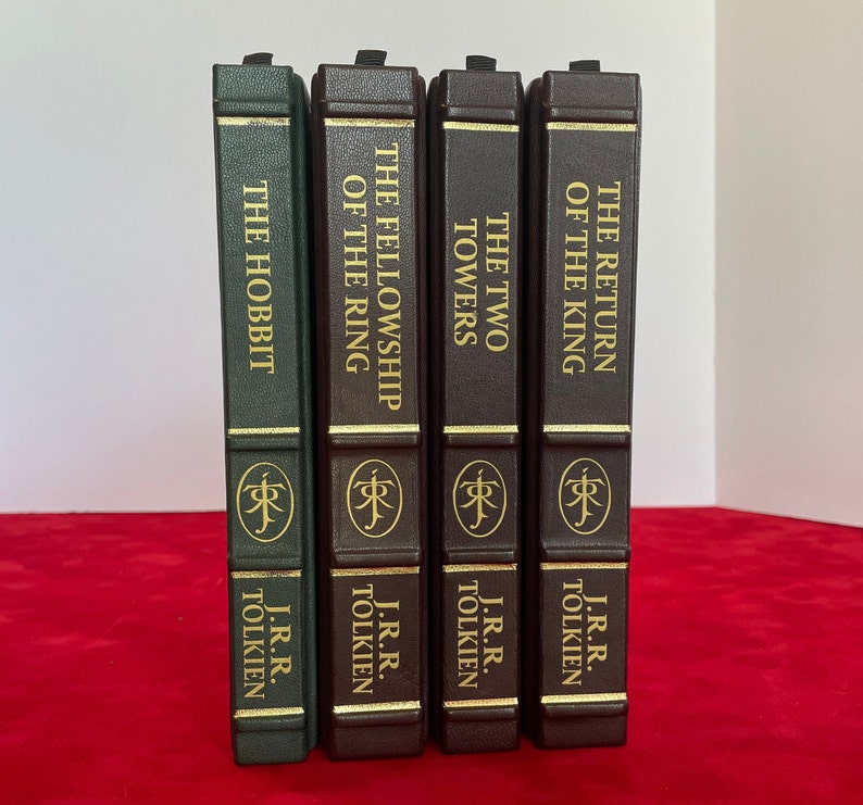 The Hobbit & Lord of the Rings Set - Leatherbound - Handcrafted New ...