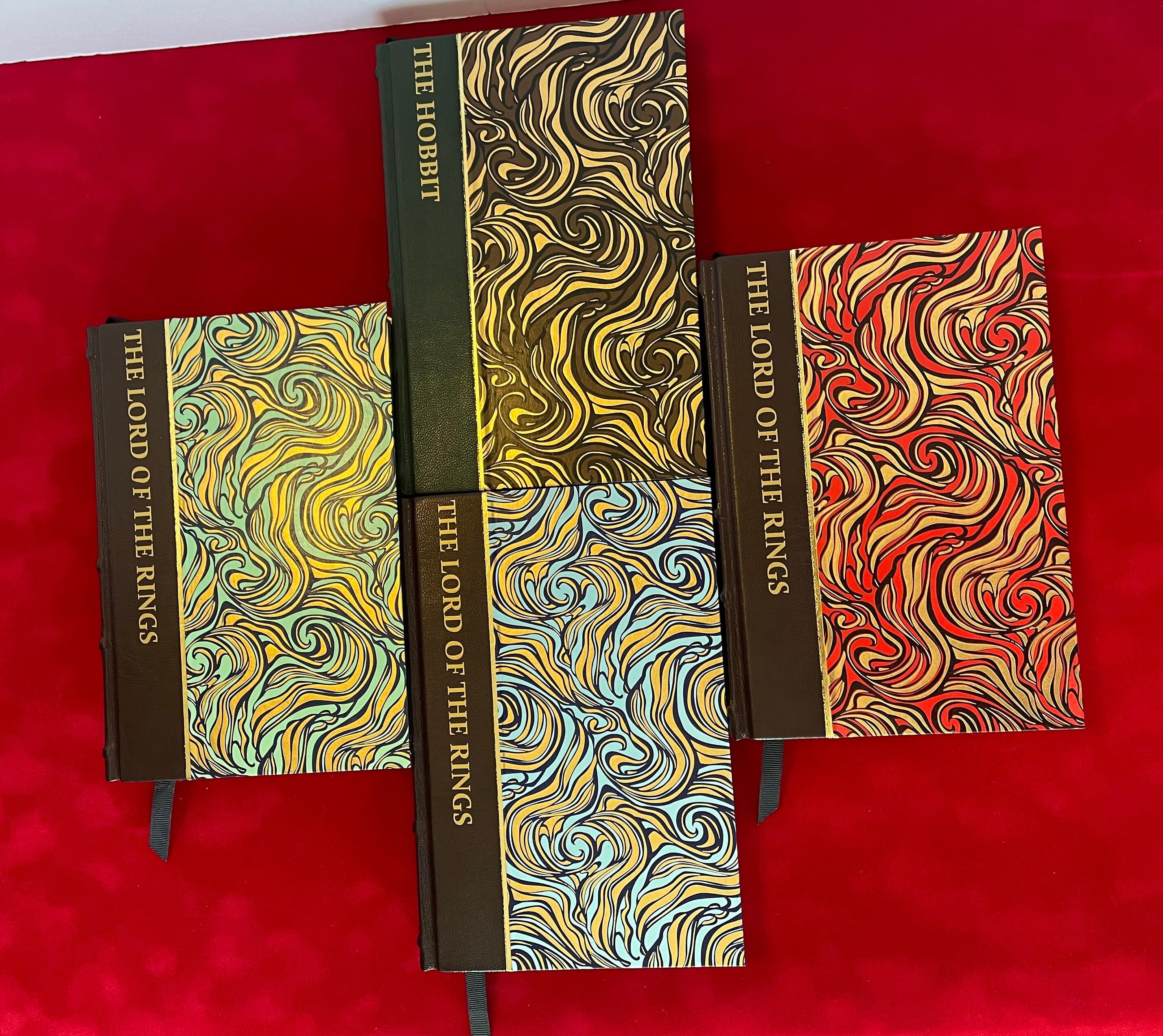The Hobbit & Lord of the Rings Set - Leatherbound - Handcrafted New ...