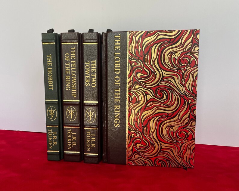 The Hobbit & Lord of the Rings Set - Leatherbound - Handcrafted New ...