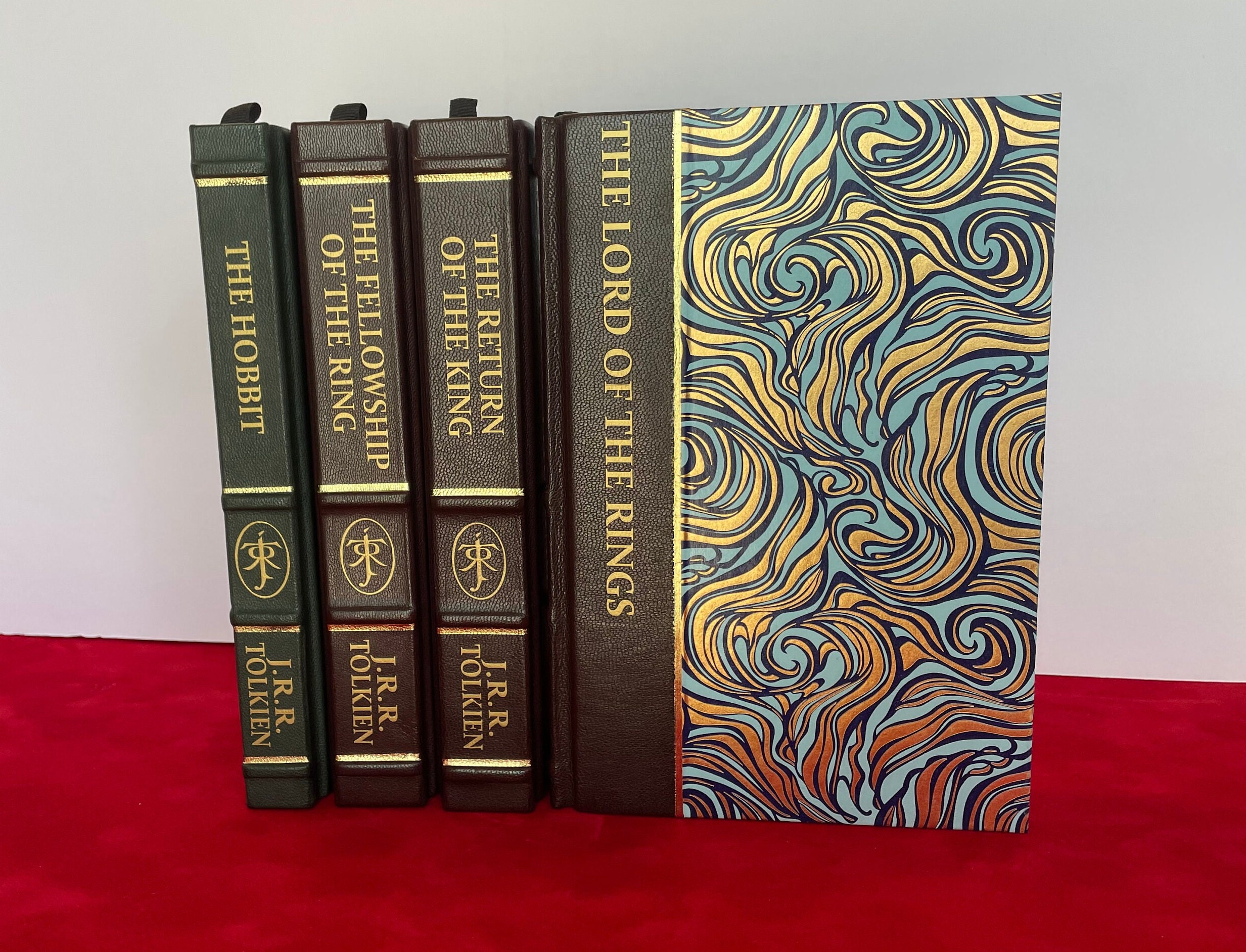 The Hobbit & Lord of the Rings Set - Leatherbound - Handcrafted New ...