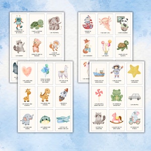 Printable Affirmation Cards for Kids, Watercolour Theme, 36 Printable ...