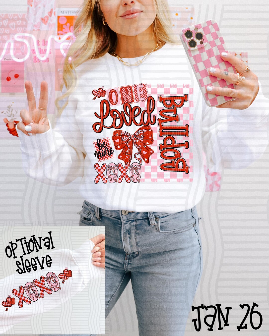 One Loved Bulldog | 300 DPI Digital Download PNG - Etsy