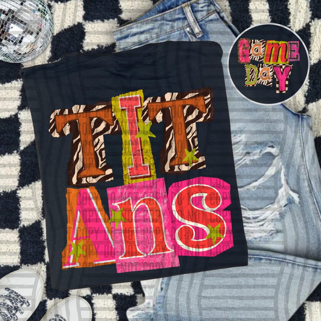 Titans - Grungy Magazine Mascots 300 DPI Digital Download PNG - Etsy