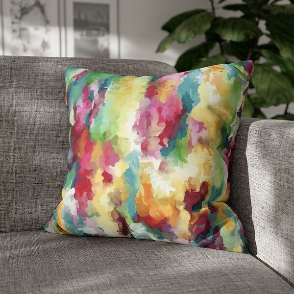 Watercolor Pillow - Etsy