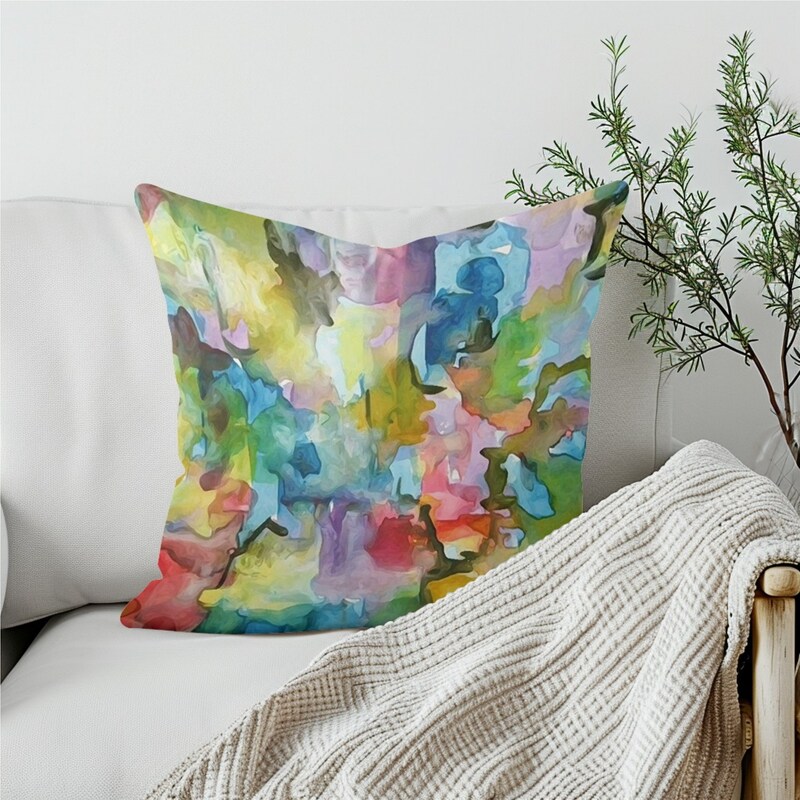 Watercolor Pillow - Etsy
