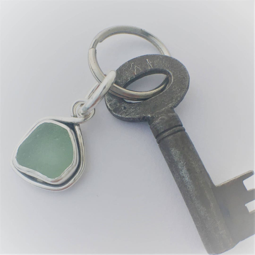 Custom Sea Glass Key Chain - Etsy