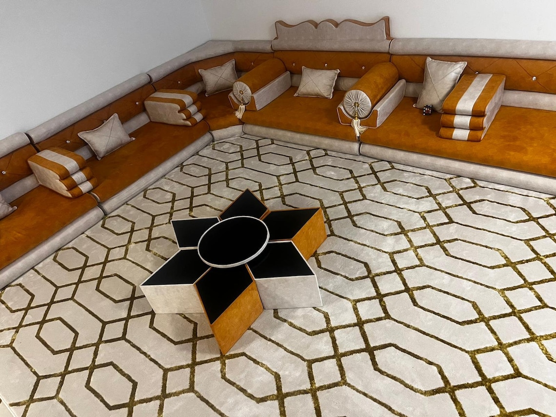 Custom Design Arabic Majlis, Arabic Sofa, Moroccan Sofa Set, Arabian ...