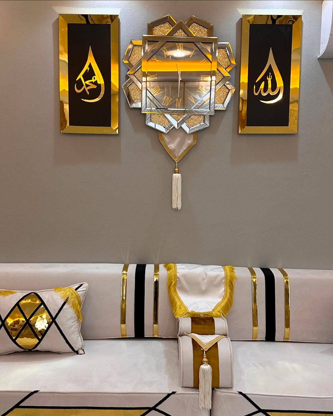 Custom Design Arabic Sofa, U Shaped Arabic Sofa Set, Moroccan Sofa Set ...