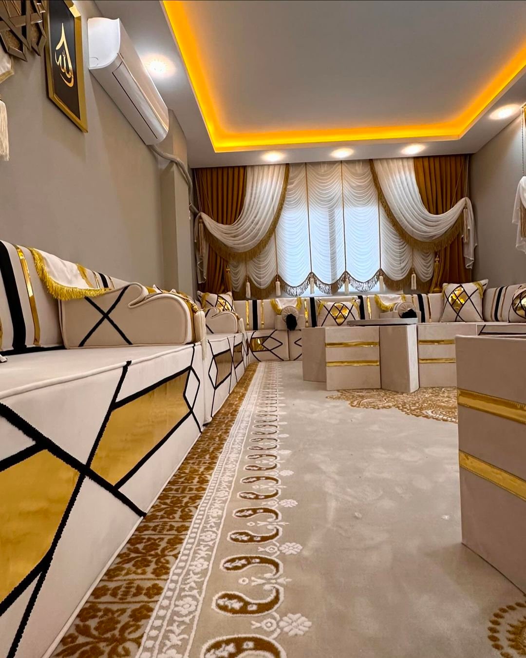 Custom Design Arabic Sofa, U Shaped Arabic Sofa Set, Moroccan Sofa Set ...