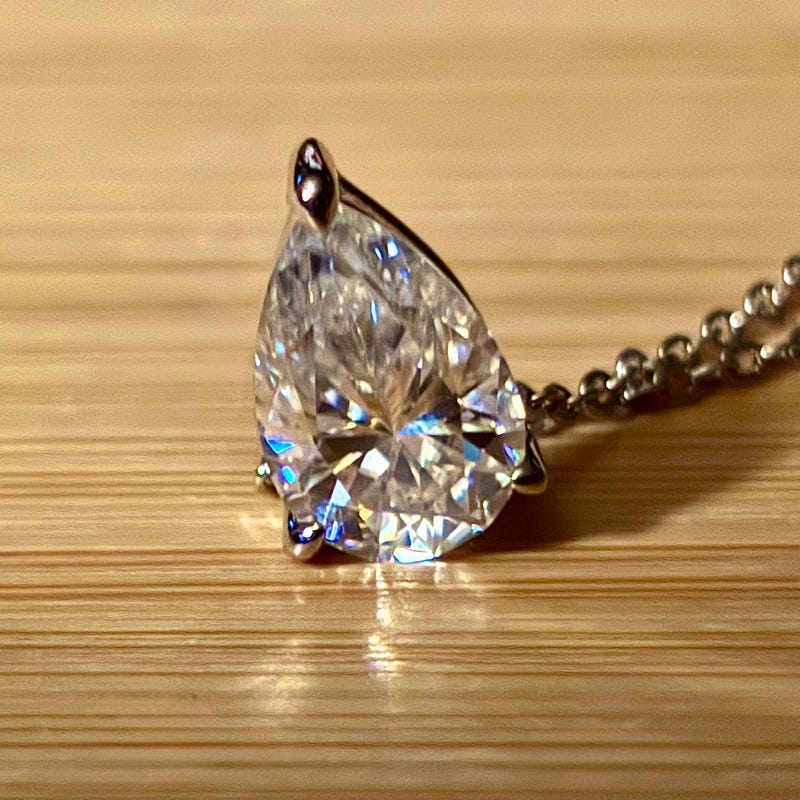 Pear Cut Pendant Settings - Etsy