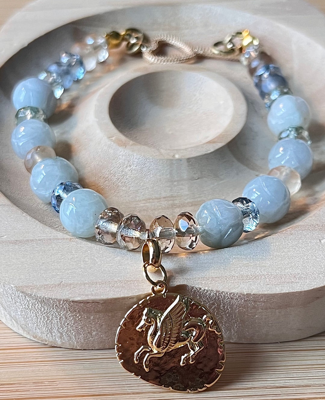 Jadeite Jade Bracelets With Hand-carved Jadeite Lotus Bud Beads ...