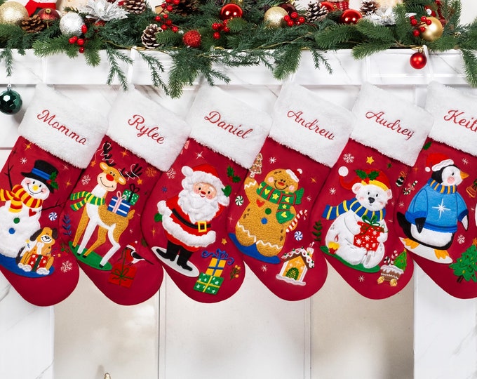 Christmas Stocking | Family Christmas Stockings | Handmade Christmas ...