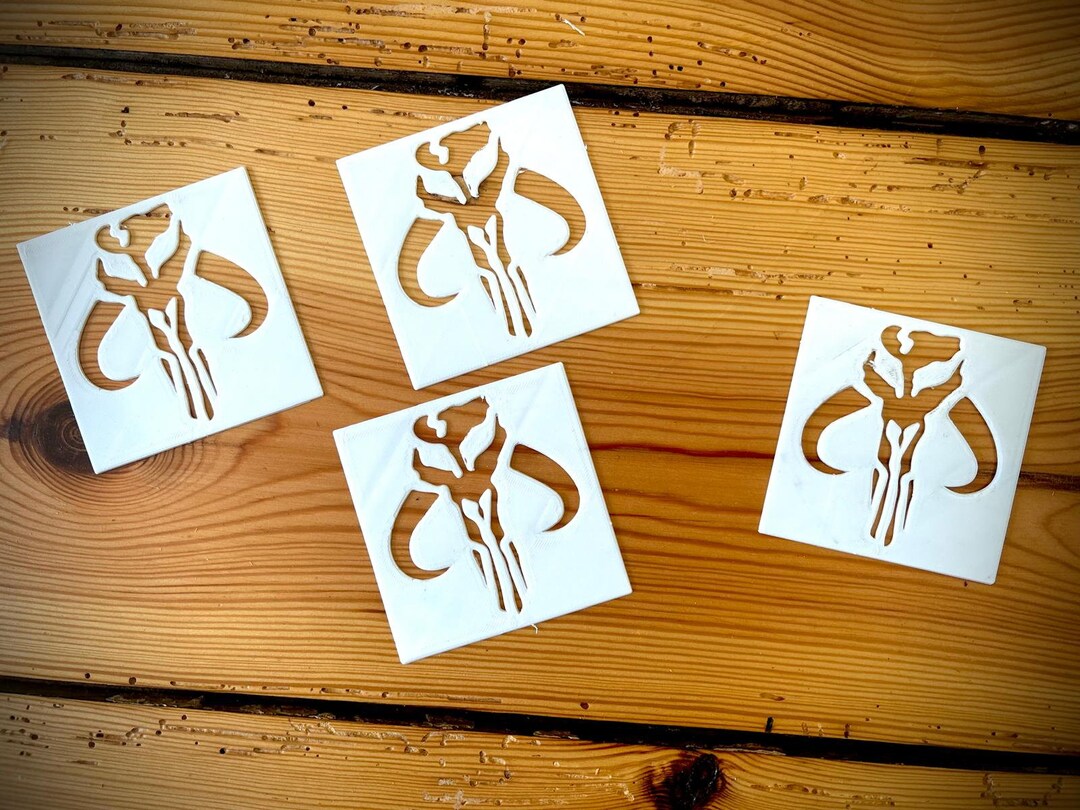 Mandalorian Mythosaur Skull Symbol Spray Template - Etsy