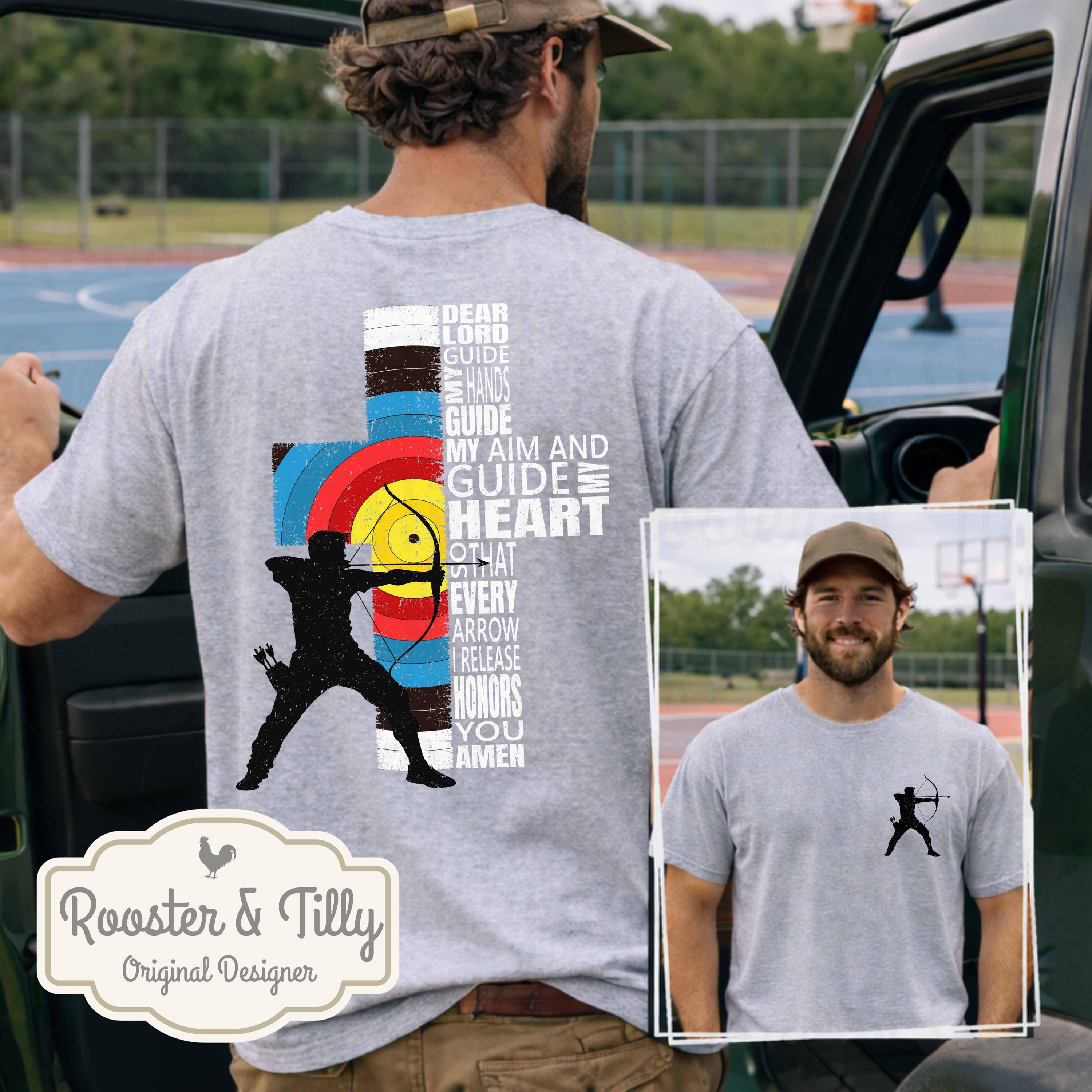 Christian Archery Prayer PNG, Arrow Cross Design, Archer Graphic Design ...