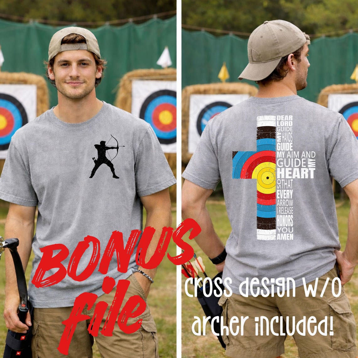 Christian Archery Prayer PNG, Arrow Cross Design, Archer Graphic Design ...