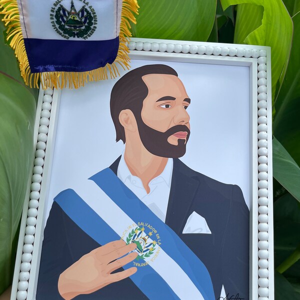 Nayib Bukele Art - Etsy