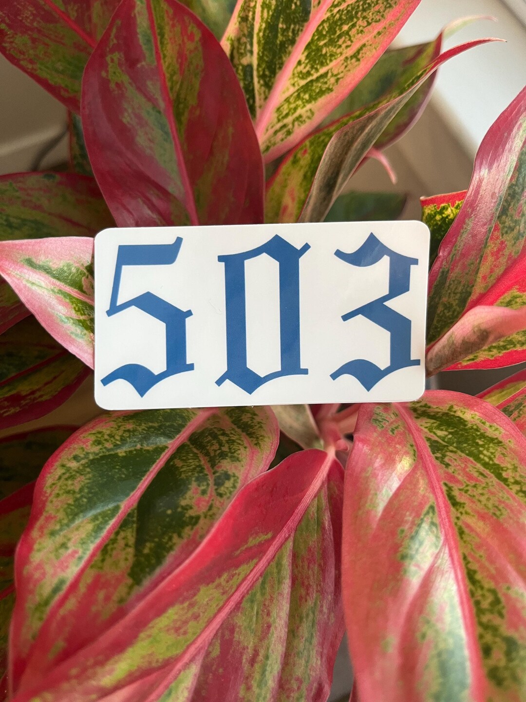 503 El Salvador Area Code Sticker Salvadoran Pride Decal for Laptop ...