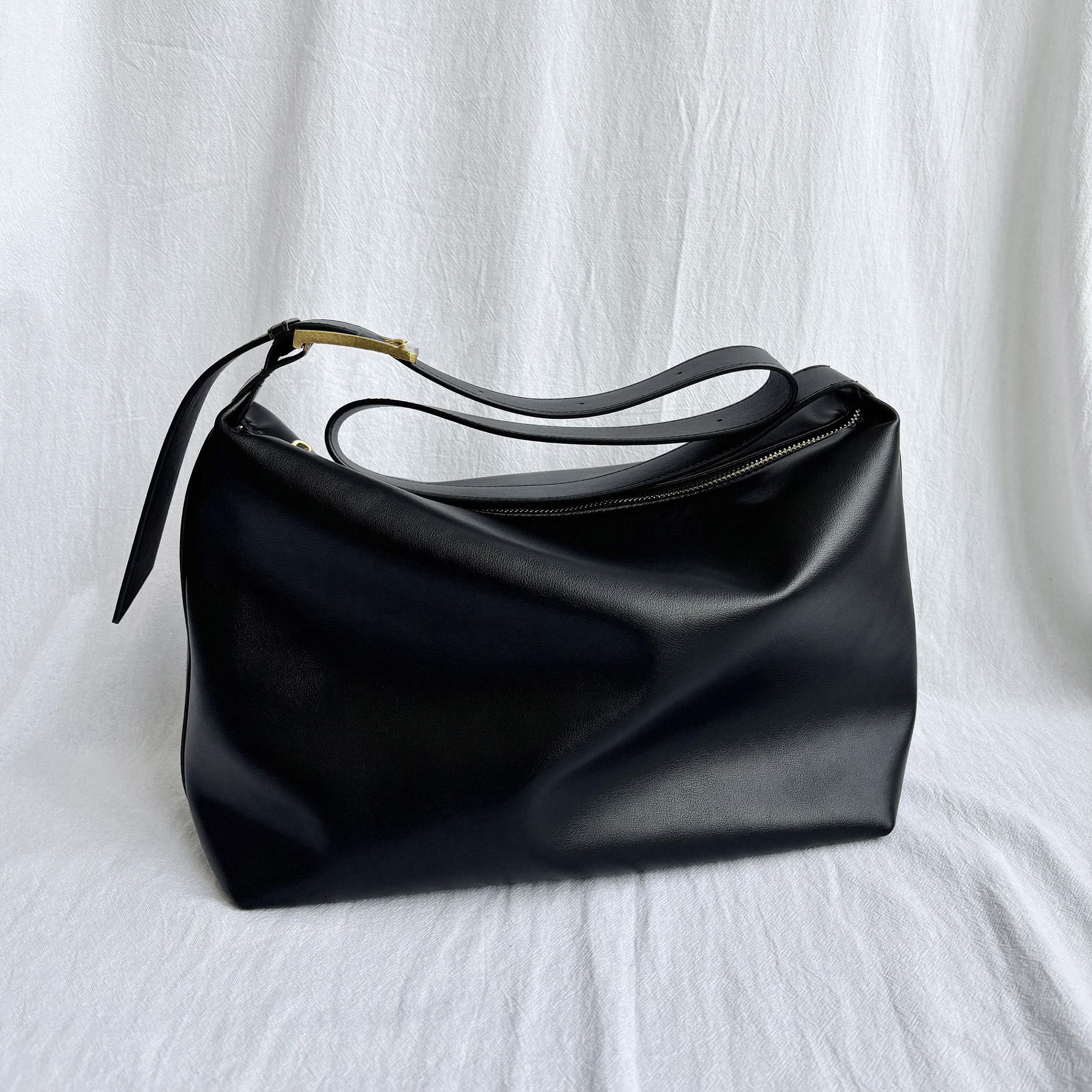 Minimal Design Tote Bags, Soft Leather Shoulder Bags, Large Tote Bag - Etsy