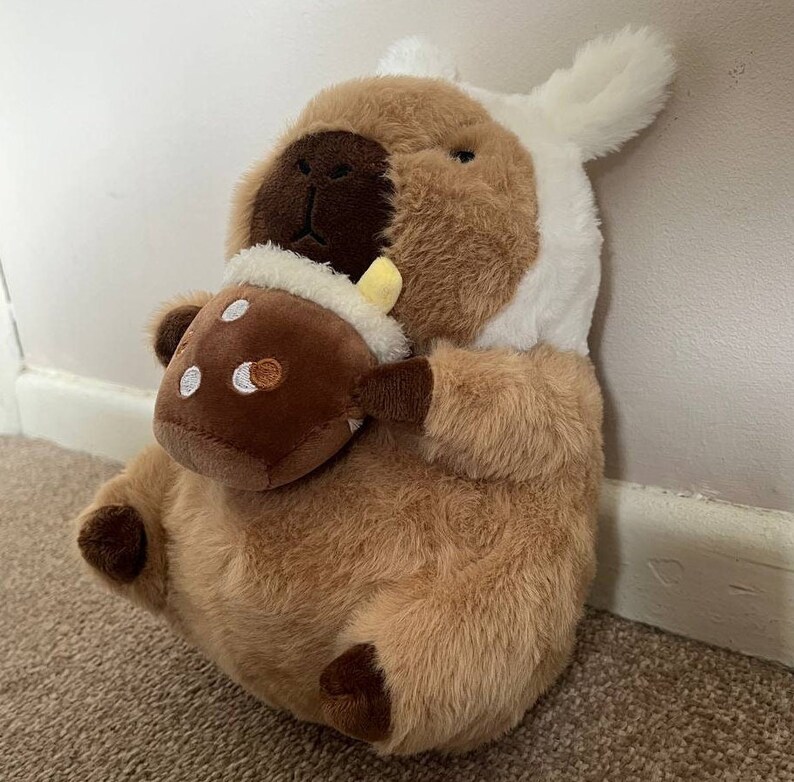 Bunny Capybara Plushie, Plushie for Kids, Gift for Her, Gift for Animal ...