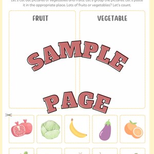 Engaging Food-themed 7 Piece Preschool Fun Educational Set ...