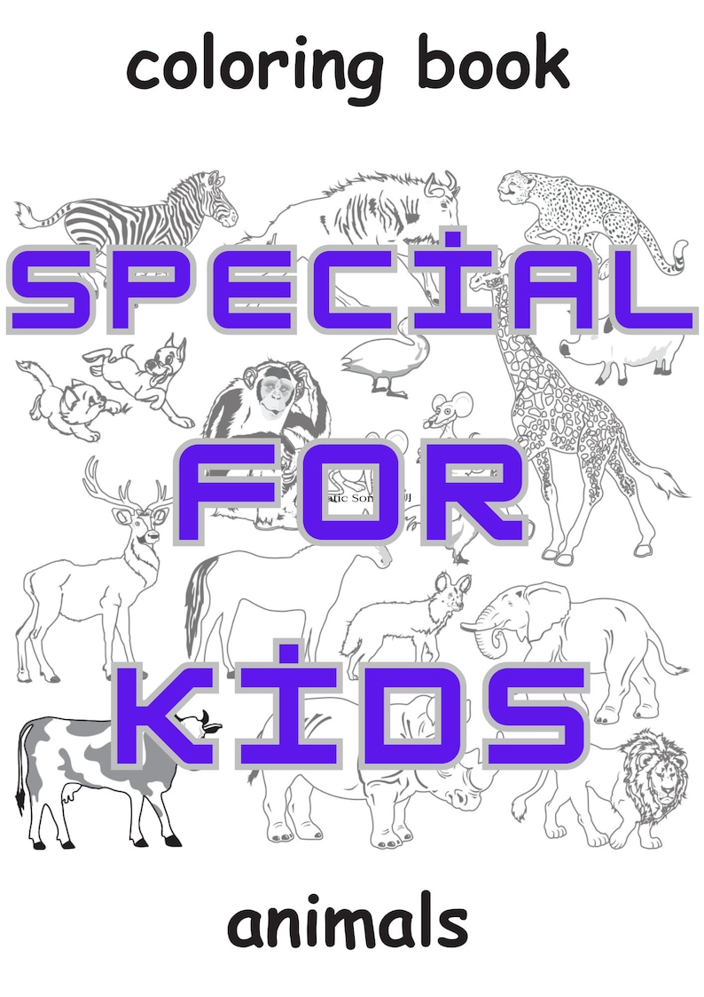18-piece Animal-themed Digital Coloring Set | Fun and Educational ...