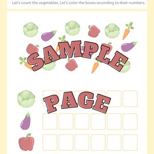 Engaging Food-themed 7 Piece Preschool Fun Educational Set ...