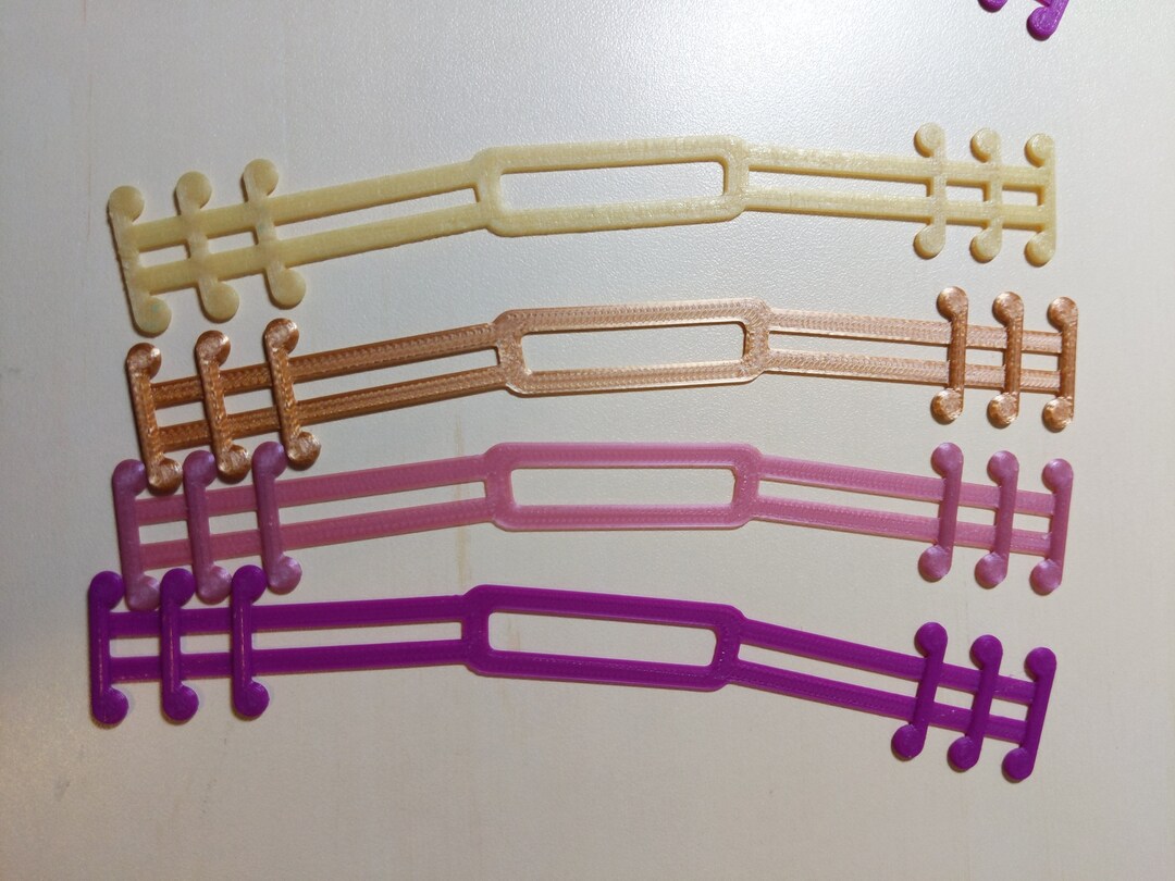 Set of (3) 3D Printed Ear Saver Clip for Wearing Cloth Masks - Homemade ...