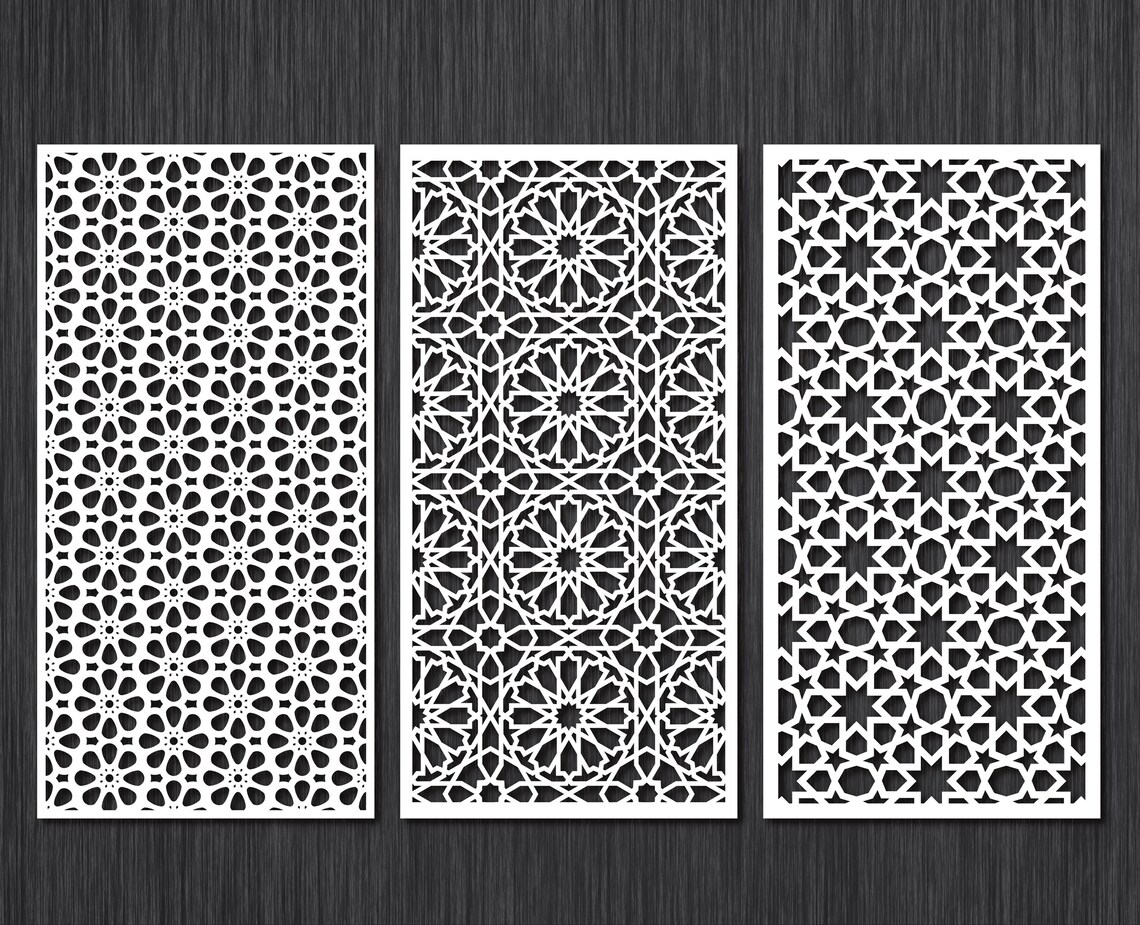 Arabic Pattern Decorative Panel, Moroccan Ornaments, Islamic Graphics ...