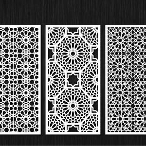 Decorative Wood Panel With Arabic Pattern, Wall Decor, Moroccan ...