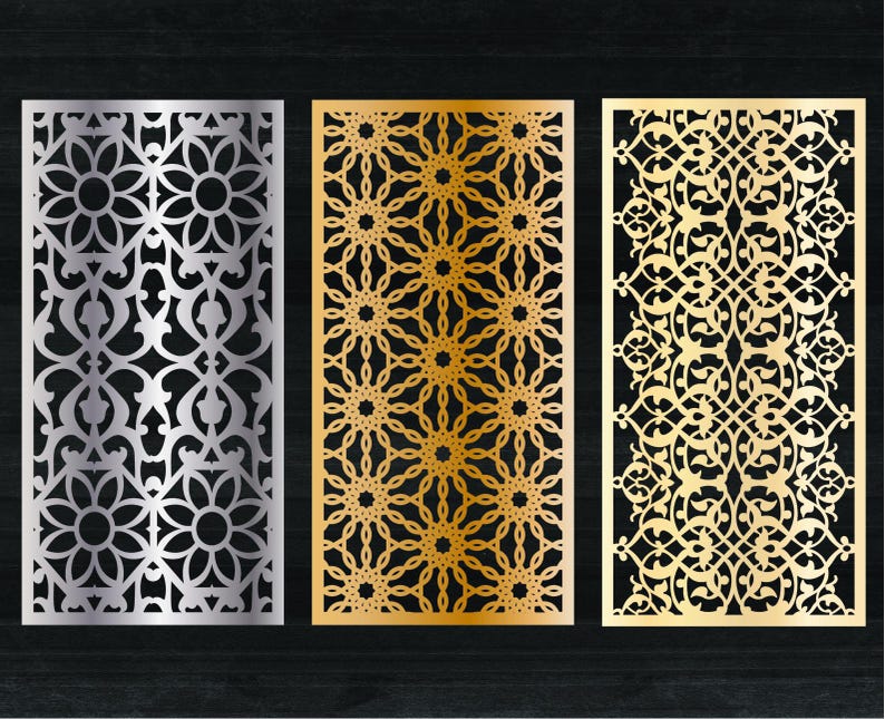 20 Art Deco Wall Panel Designs for Decorative Partitions – Laser Cut ...