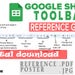 Google Sheets Toolbar Reference Poster: Essential Computer and Keyboard ...