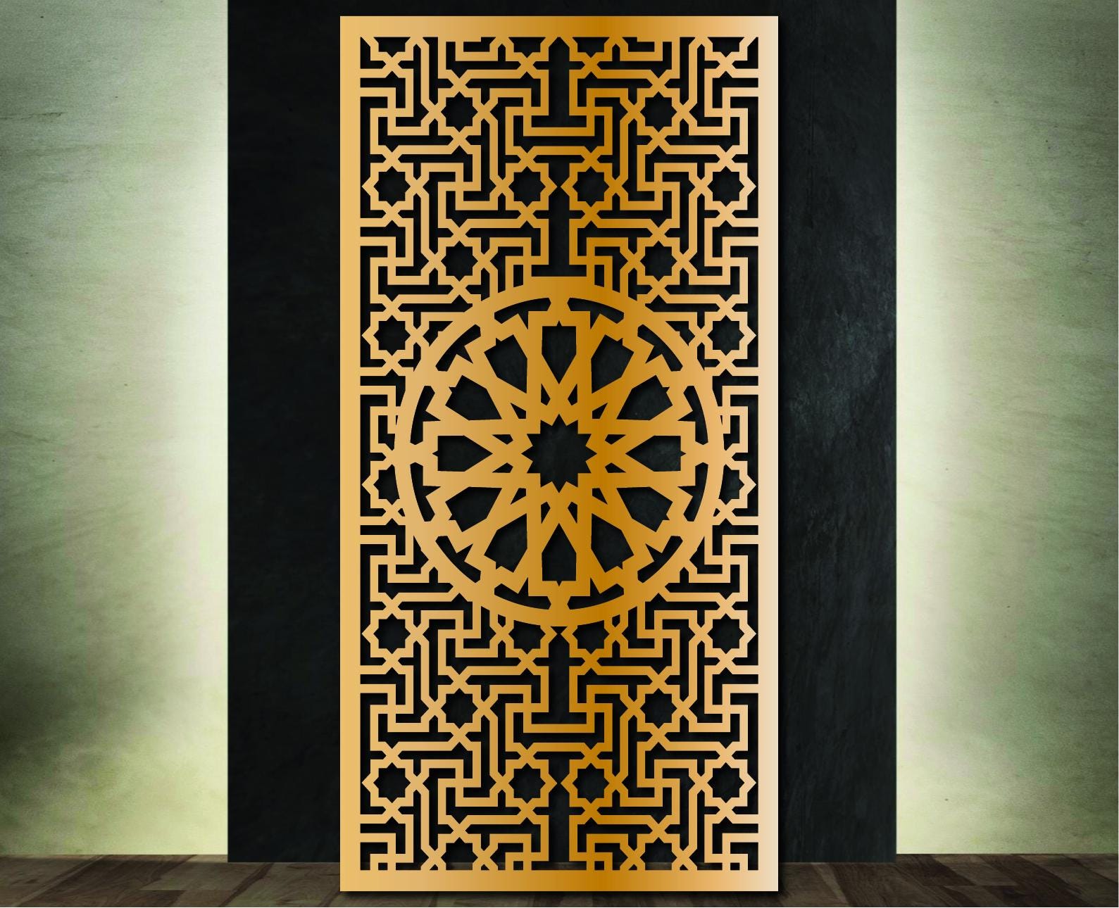 Moroccan-inspired Arabic Pattern Decorative Panel | Islamic Wall Décor ...