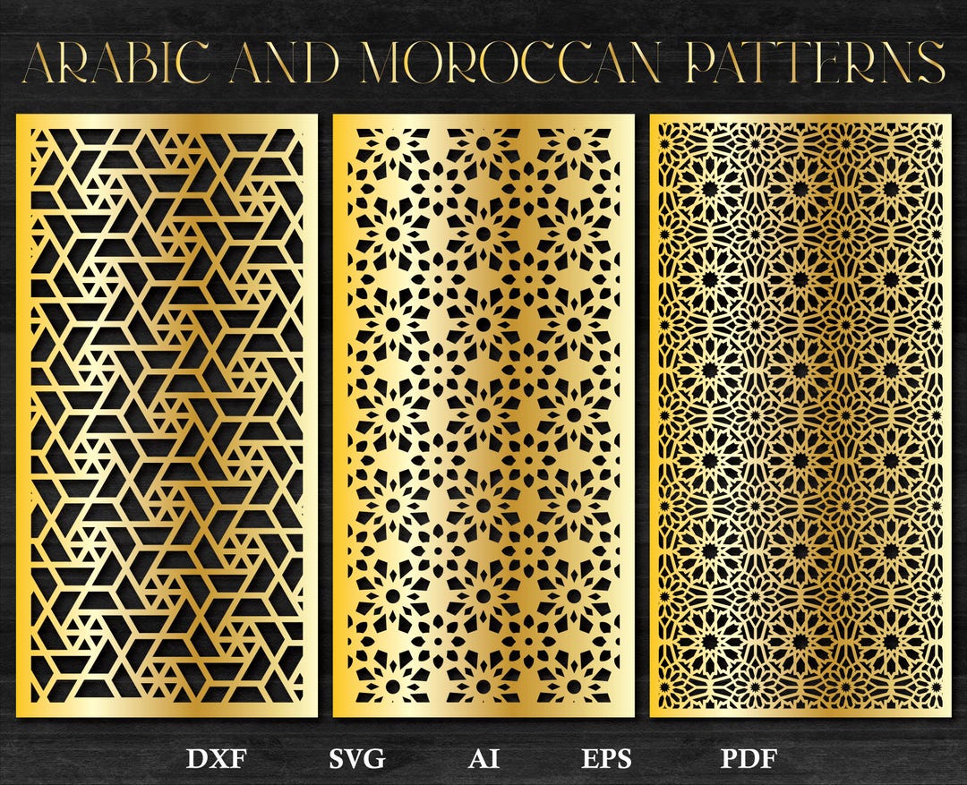 Moroccan Pattern Decorative Panel | Arabic & Islamic Graphics, Wall ...