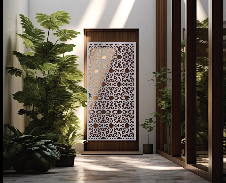 Decorative Panel With Arabic Pattern, Wall Decor, Moroccan Graphics ...